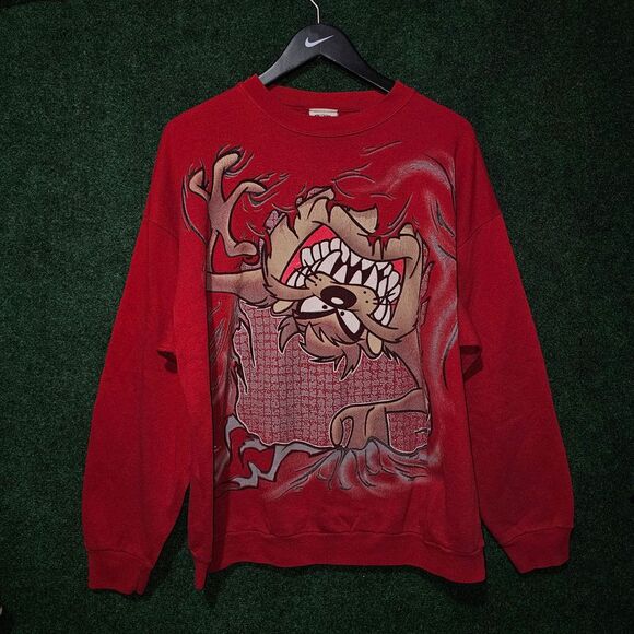Warner Bros. | Sweaters | Vintage 996 Warner Bros Taz Tasmanian Devil ...